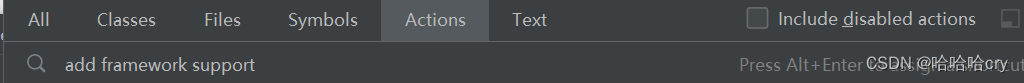 IDEA找不到add framework support怎么解决_idea没有add framework support-CSDN博客