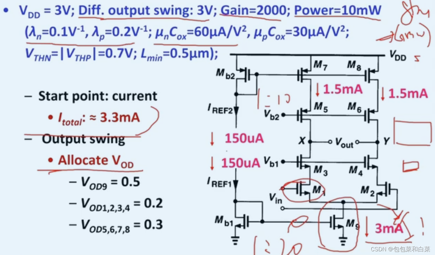 【模拟CMOS集成电路设计】第九章 运算放大器_两级运放-CSDN博客