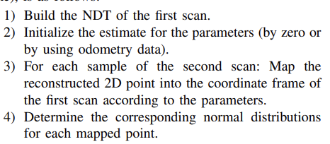 【论文阅读】The Normal Distributions Transform: A New Approach to Laser Scan ...