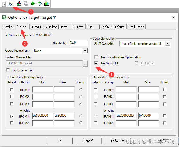 STM32F103VET6之标准库版本工程创建（keil5）_stm32f103vet6下载哪个芯片-CSDN博客