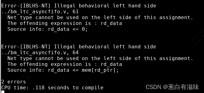 Vcs开启 Sverilog后用assign给reg赋值时不报错assign可以给reg赋值吗 Csdn博客 6211