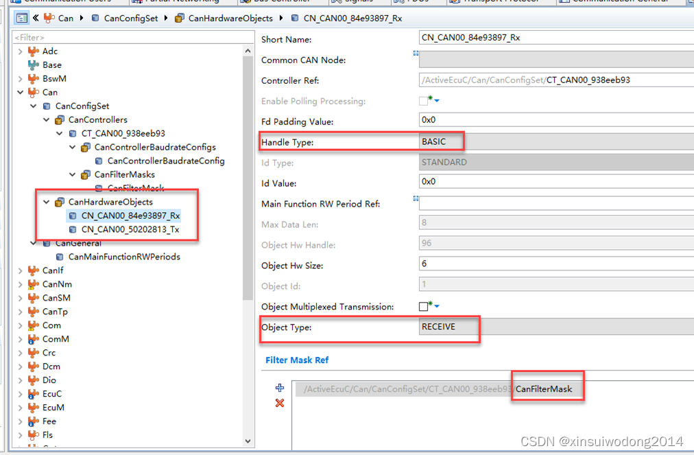 【AUTOSAR】CAN和CANIF Basic CAN的配置_canobjecthwfifo-CSDN博客