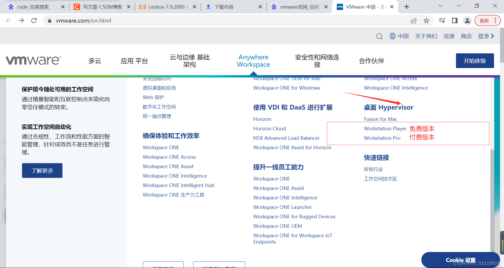 VMware的下载安装_vmware免费版怎么下载-CSDN博客