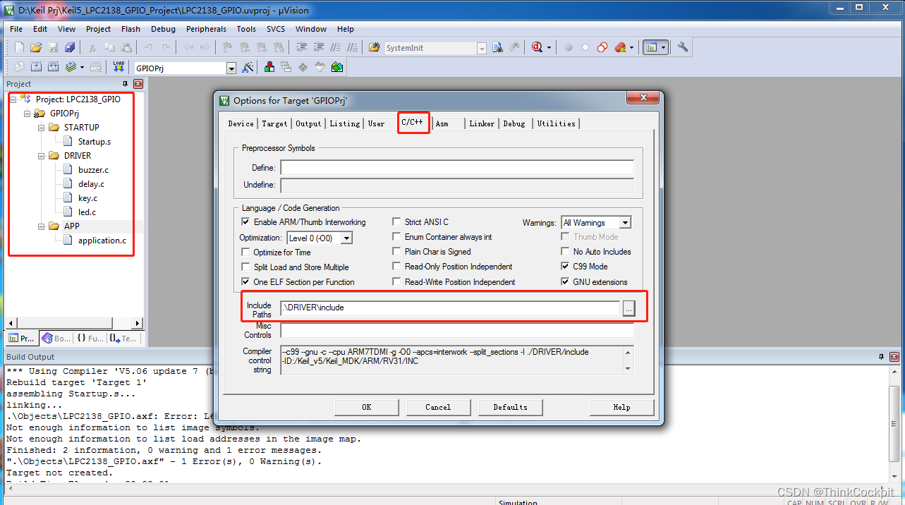 从51到ARM裸机开发实验(005)LPC2138 GPIO实验_lpc2138开发程序-CSDN博客