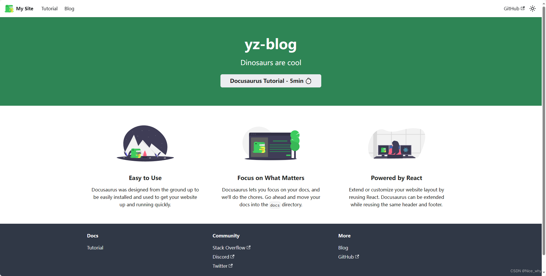 docusaurus的window10部署_docusaurus怎么部署到服务器-CSDN博客