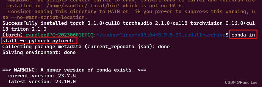 win11 WSL安装Ubuntu22.04配置Pytorch环境_wsl子系统安装pytorch-CSDN博客