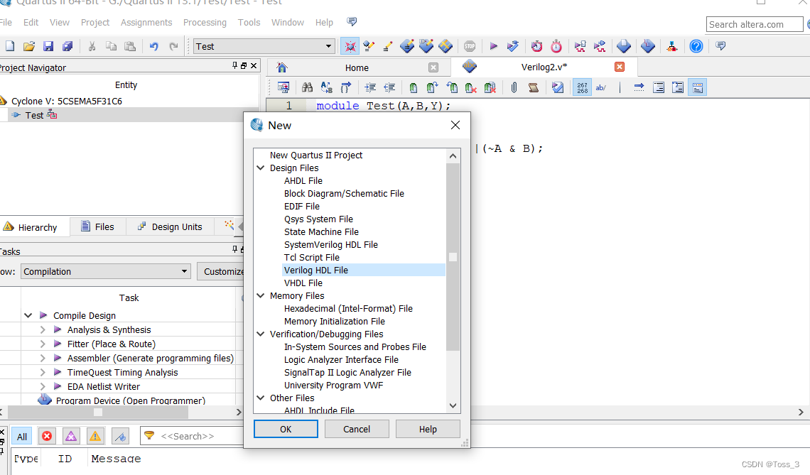 Quartus13 1 can t Find Design Entity CSDN 