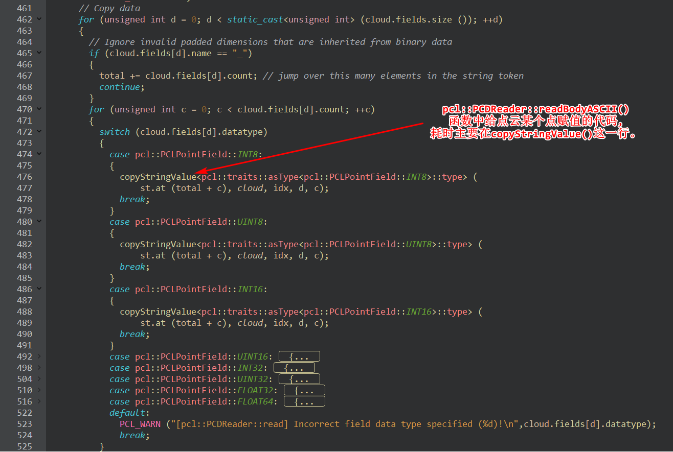 pcl开源库读取文本格式pcd文件过慢问题解决_loadpcdfile 加速-CSDN博客