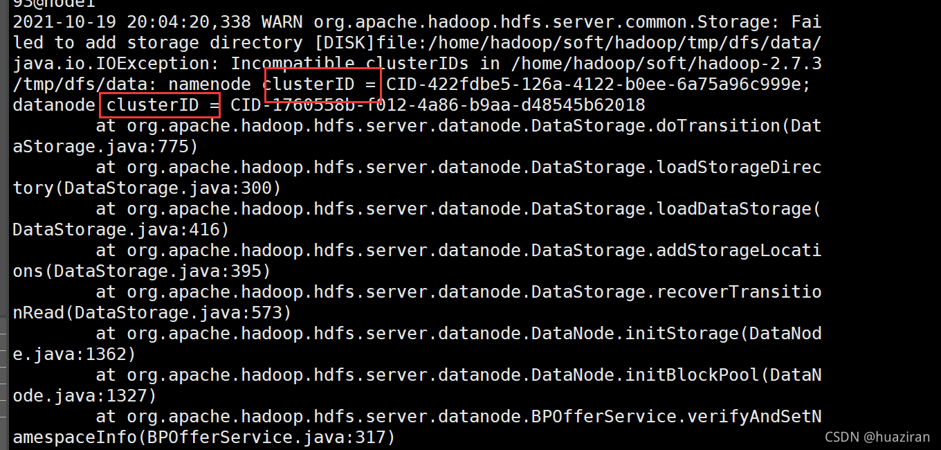 Hadoop多次格式化namenode造成datanode无法启动问题解决hadoop Namenode Format 多次格式化 Csdn博客 4506