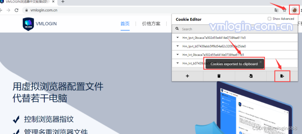 vmlogin浏览器设置Cookies导入导出教程_谷歌浏览器cookie怎么导出来-CSDN博客