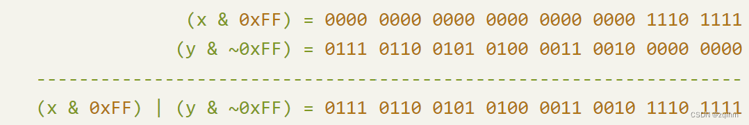 scau CSAPP 第二章家庭作业_写一个c表达式,在下列描述的条件下产生1-CSDN博客