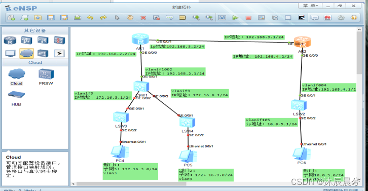ENSP实验超详细步骤（内涵小实验一个）-CSDN博客