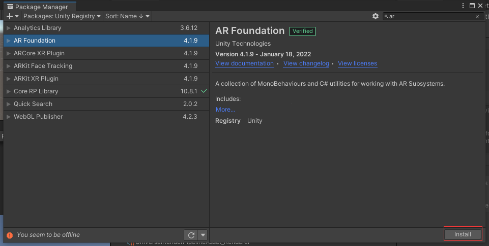 ARFoundation使用_arfoundation官方教程-CSDN博客