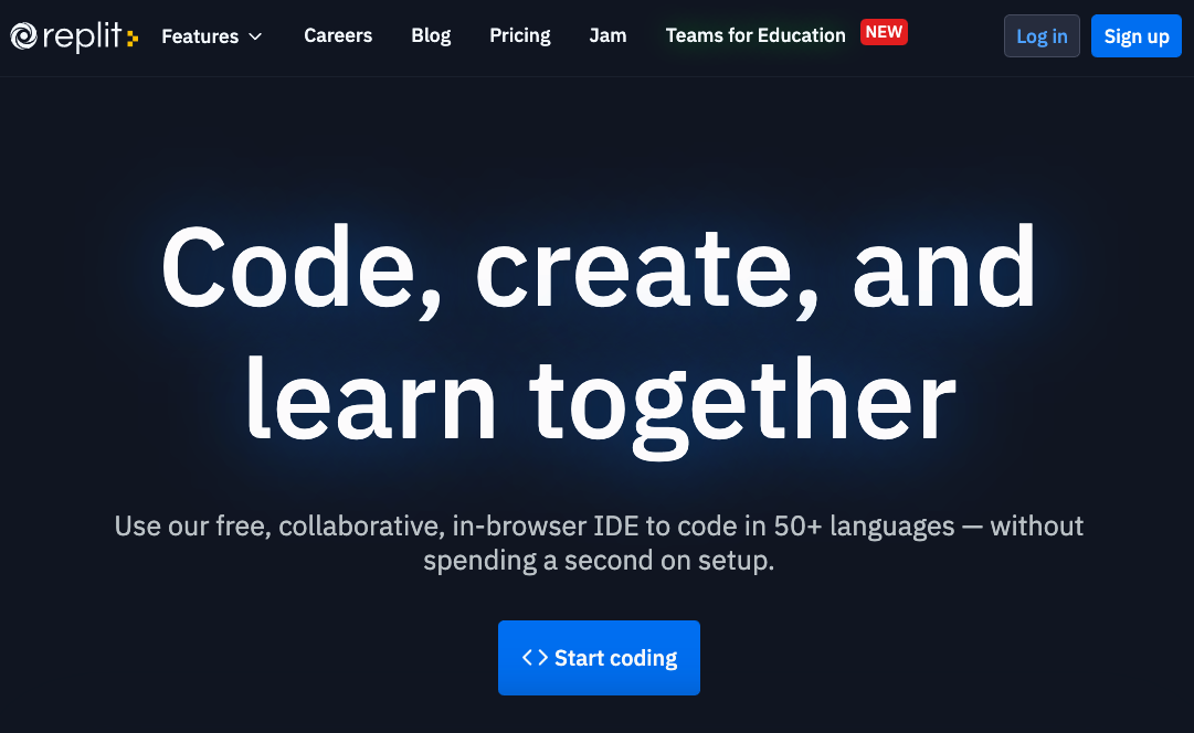 多人实时写代码replit.com试用-CSDN博客