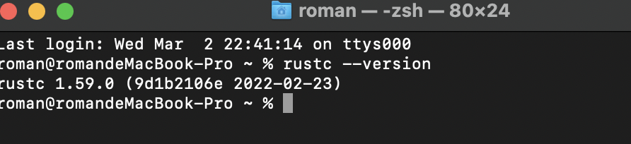 Rust安装说明_怎么看是不是装了rust-CSDN博客