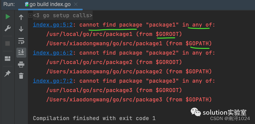 Go语言运行时cannot Find Package “xxxx“ In Any Of 的解决方案(亲测有效) Go Cannot Find