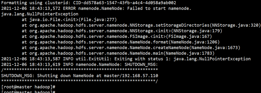 hadoop集群安装常见问题_error namenode.namenode: failed to start namenode.-CSDN博客