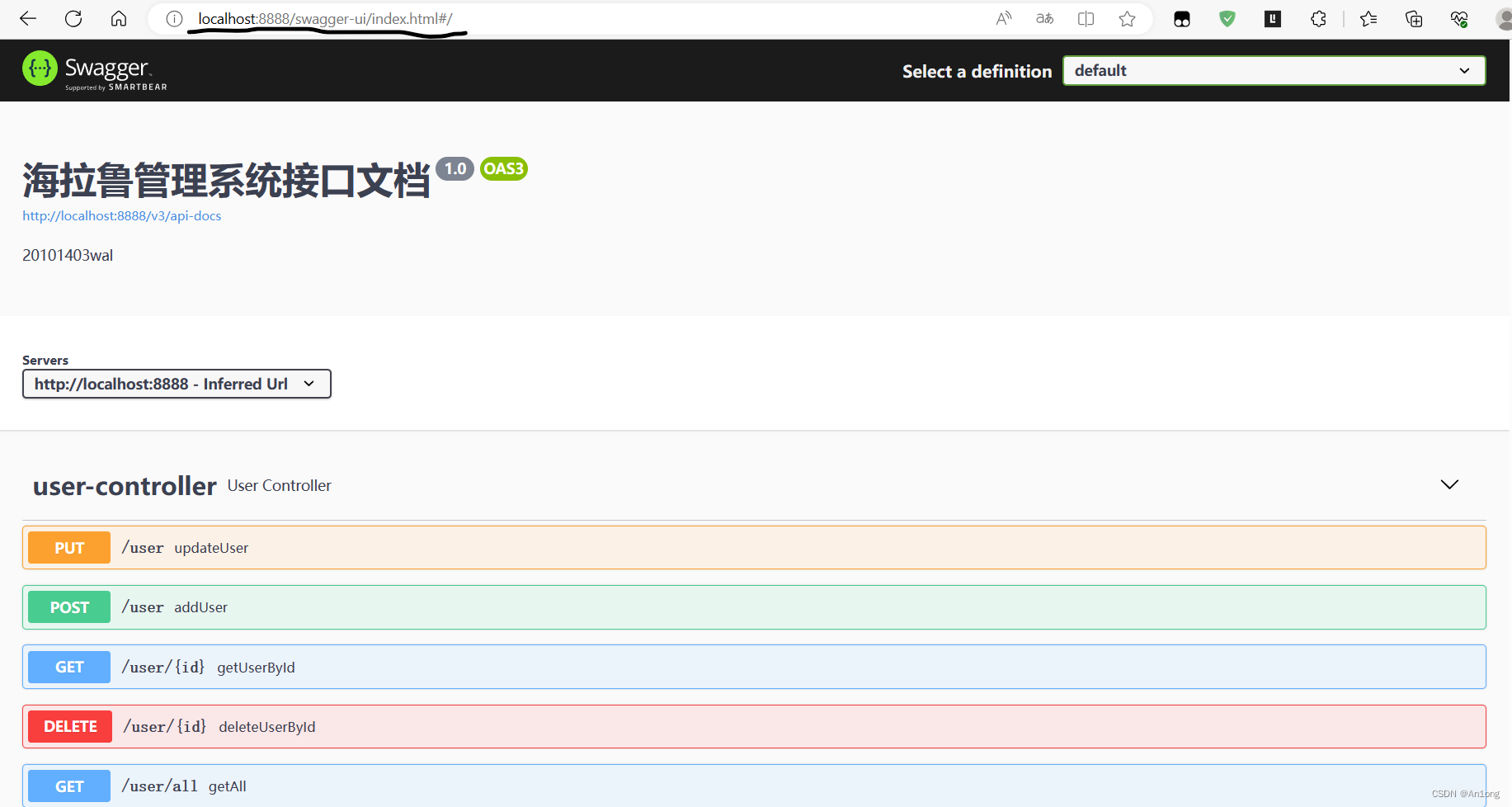 Swagger整合-CSDN博客