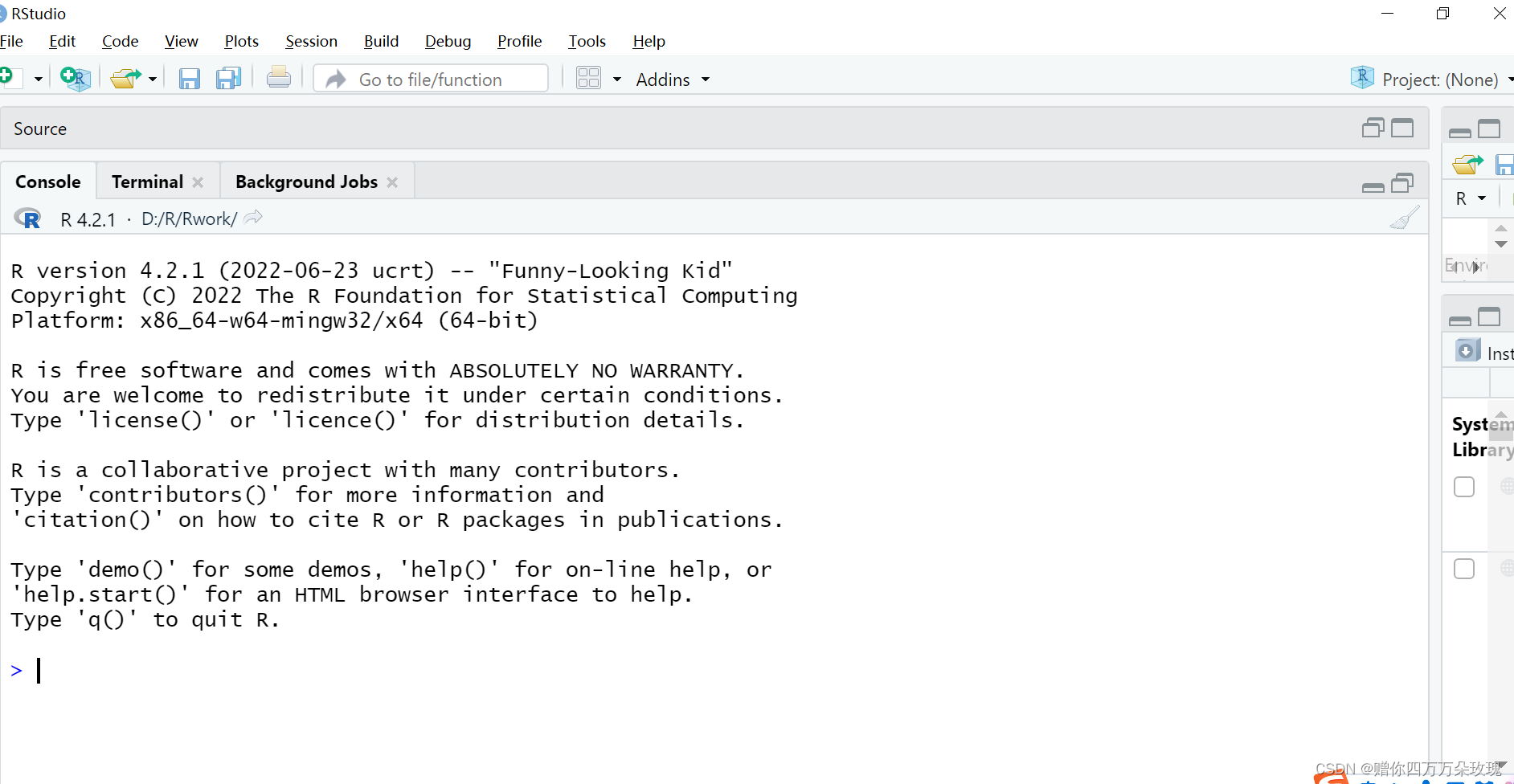 小白R语言——Rstudio 手动导入数据_rstudio读入数据-CSDN博客