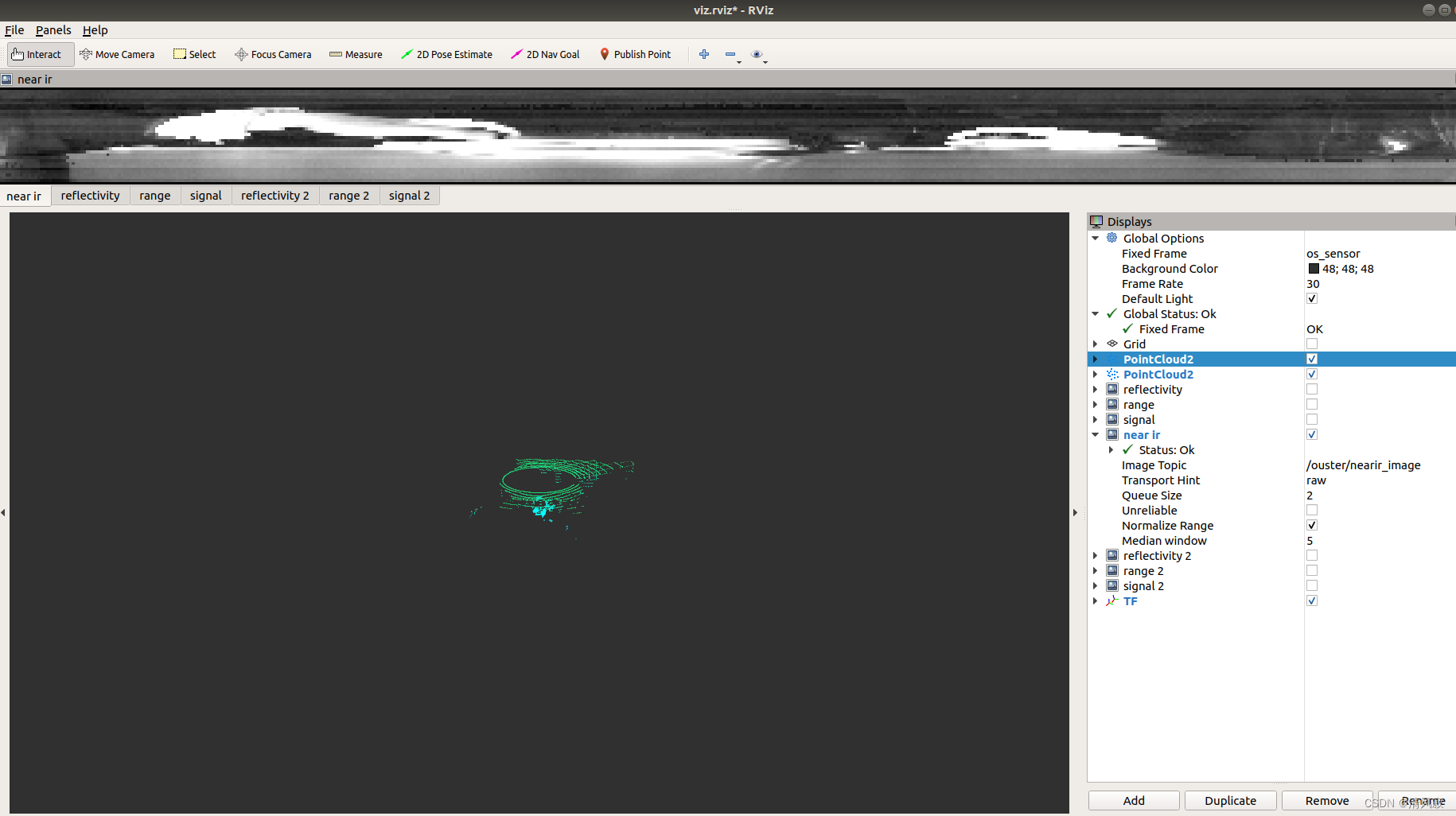 在ubuntu18.04下用ros启动ouster雷达_ouster雷达ubuntu设置-CSDN博客