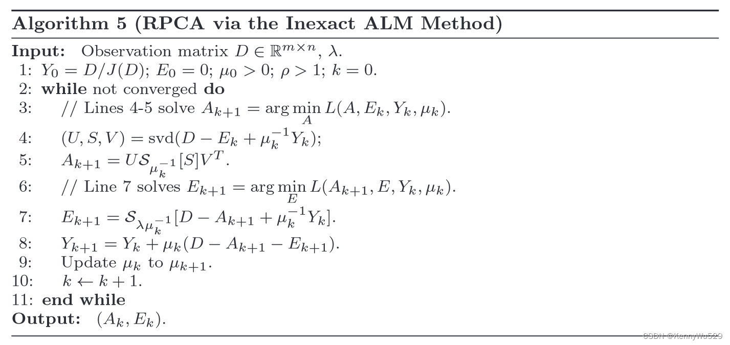 入门：The Augmented Lagrange Multiplier Method for Exact Recovery of Corrupted Low-Rank Matrices辅助 ...