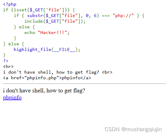 ctfhub技能树 web rce-CSDN博客
