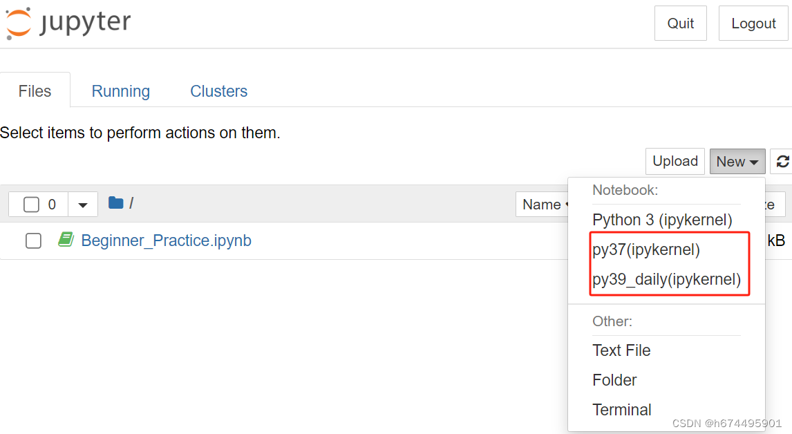 jupyter notebook配置不同python解释器的方法_jupyter notebook调整python解释器-CSDN博客