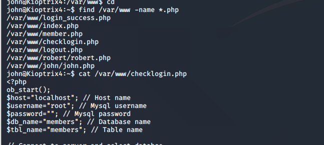 Kioptrix: Level 4靶机实战 sql注入出密码 ssh登录 绕过受限制的LSHELL mysql udf提权_kioptrix 4-CSDN博客