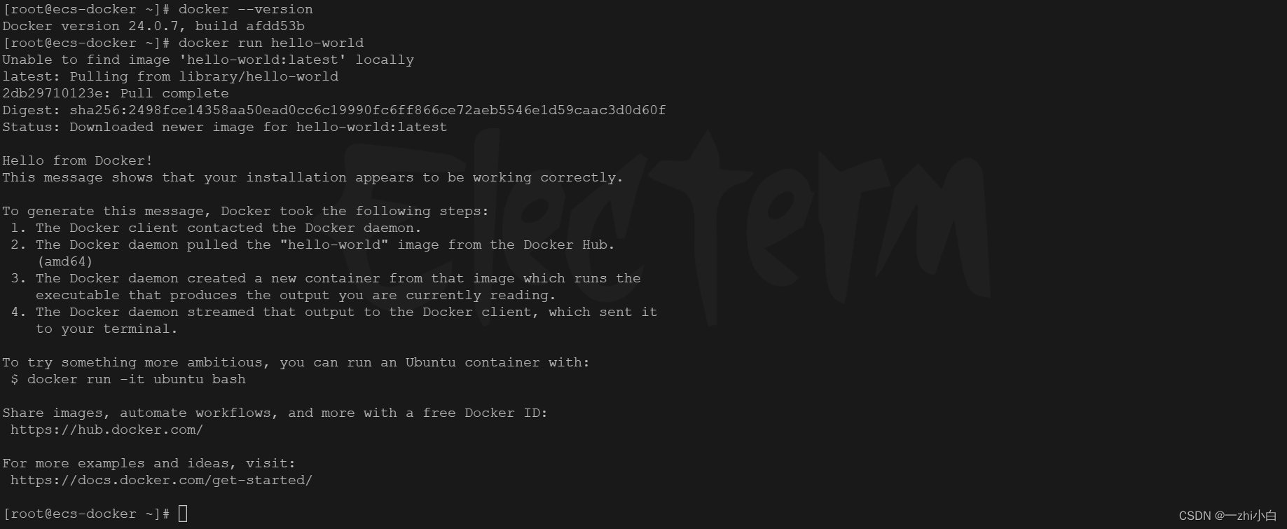 【docker安装】Centos7 安装 Docker （yum)_centos7 docker yum-CSDN博客