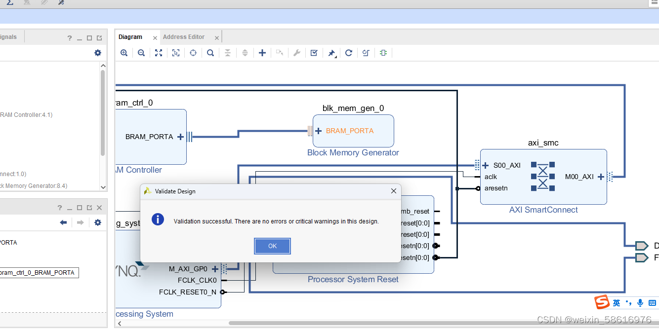 zynq7020 Block Design中添加BRAM控制器及BRAM_block design里面的memory-CSDN博客