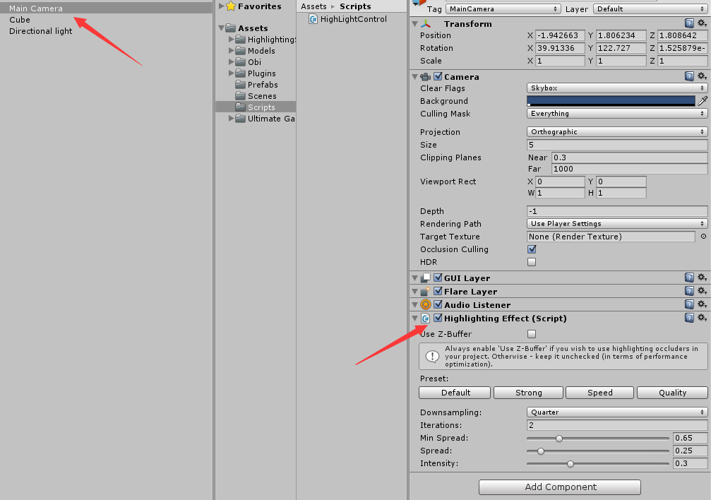 Unity实现模型外发光效果HighlightingSystem插件解析_fbx材质发光-CSDN博客