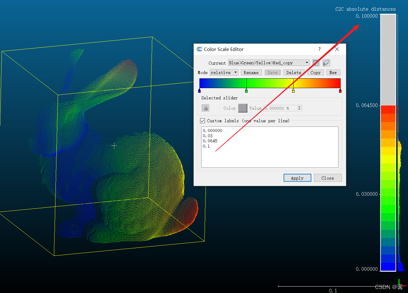 CloudCompare 可视化——Scale Filed_cloudcompare scale 数值-CSDN博客