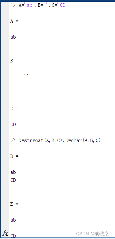 Matlab2016笔记（四）：字符串处理函数matlab多行字符串 Csdn博客
