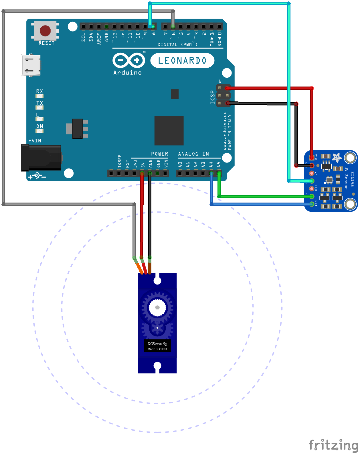 Fritzing软件绘制arduino面包板接线图传感器模块库文件197fritzing里舵机模块 Csdn博客