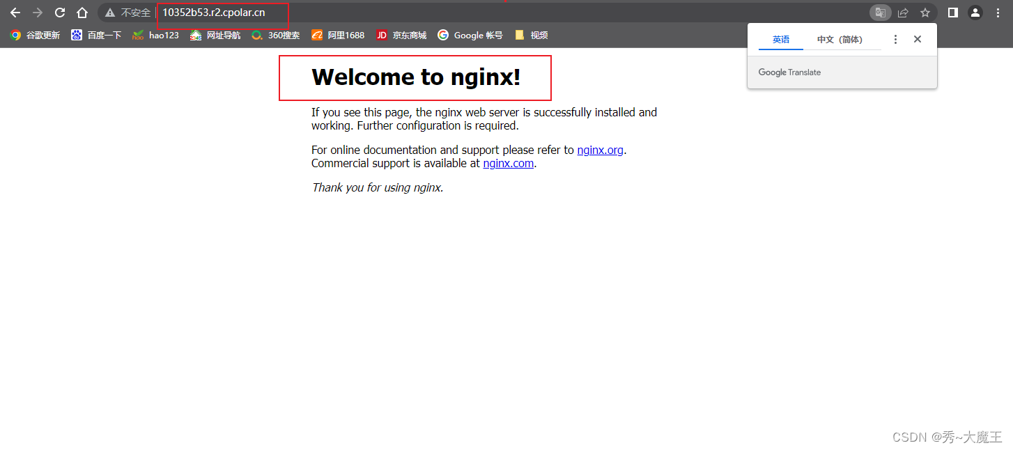 使用nginx搭建本地站点并通过内网穿透实现远程访问nginx资源服务器如何远程访问 Csdn博客