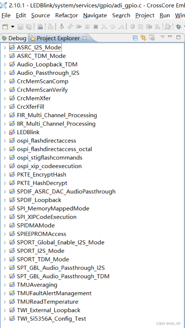 手把手教你使用ADSP-21565（二）在线调试程序详细说明_ADI_OP的博客-CSDN博客
