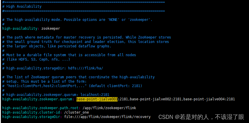 flink zookeeper Ha 高可用集群_flink 集群要互信吗-CSDN博客