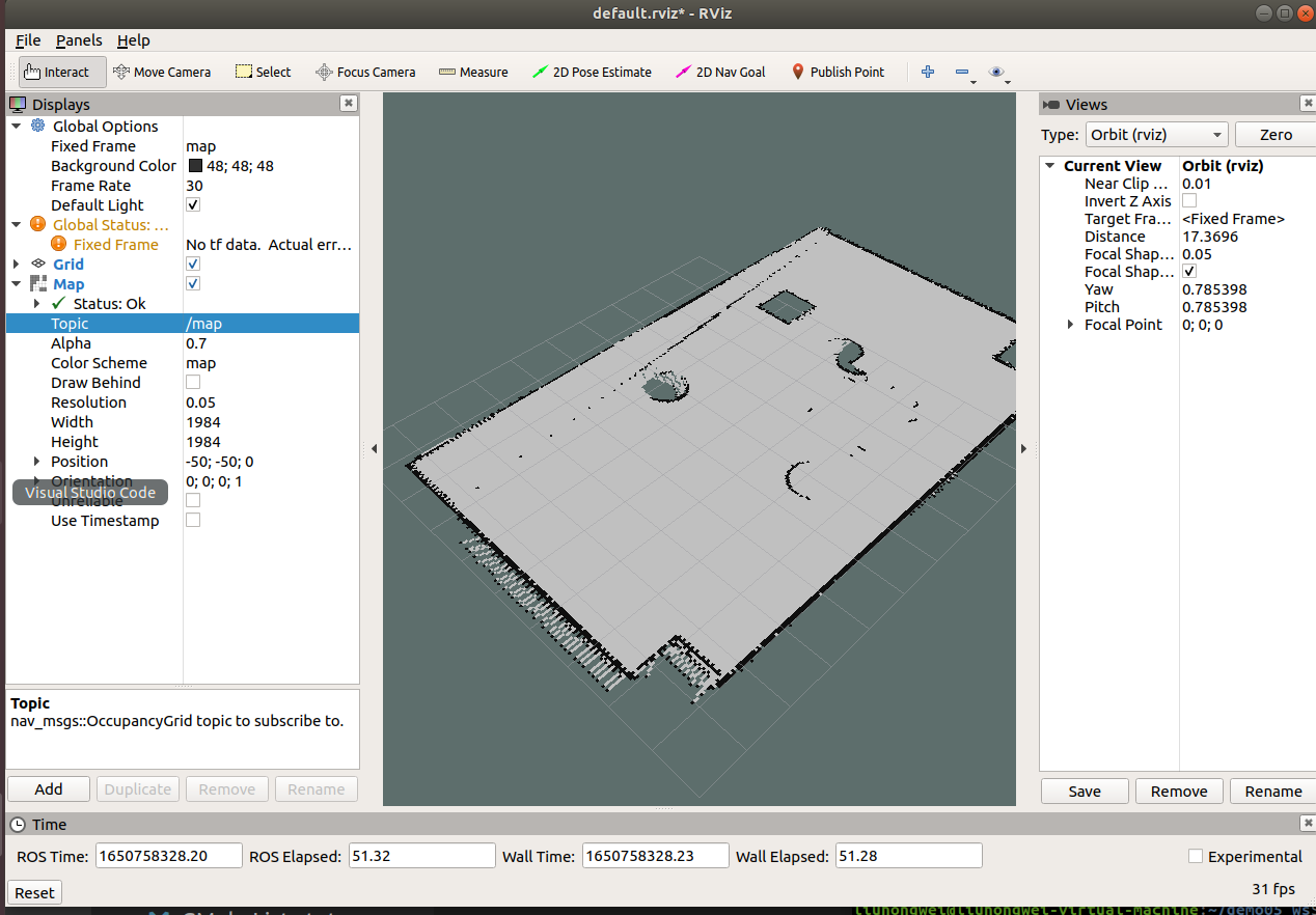 Chapter7 机器人导航仿真(Ⅰ)----导航实现_robotstatepublisher-CSDN博客