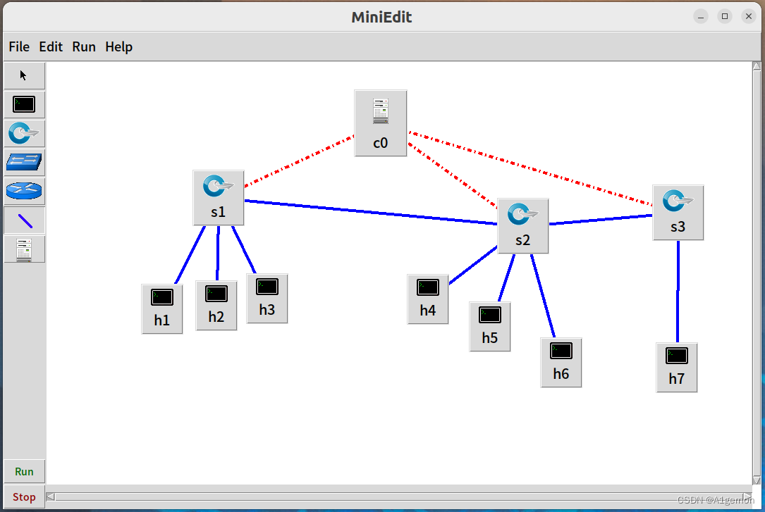 【SDN学习】熟悉Ryu与Mininet基本操作_mininet图形化界面-CSDN博客