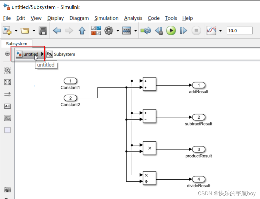 Simulink 0基础入门教程 P1 搭建自己的第一个模型_simulink建模0基础-CSDN博客