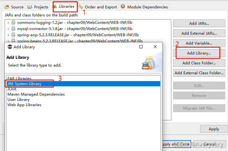 Ecilpse导入项目后报错:open The Java Build Path Property Page Of Project ‘chapter09‘ Csdn博客