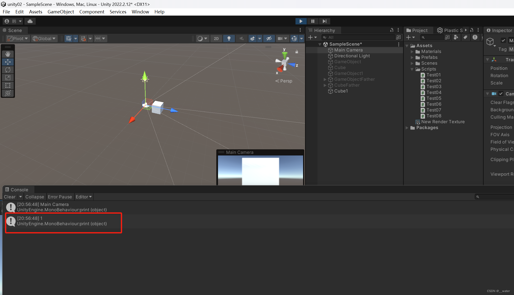 【入门-25-教程】Unity3D-CSDN博客