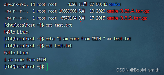 自学笔记linux Linux命令基础 Echo、tail、重定向符tail Fn 重定向 Csdn博客