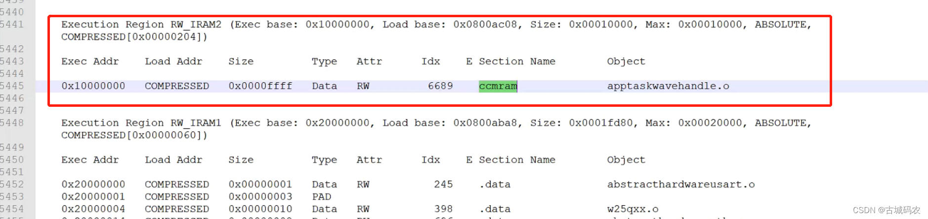 Stm32 Ccmram的使用 Stm32f407 Csdn博客