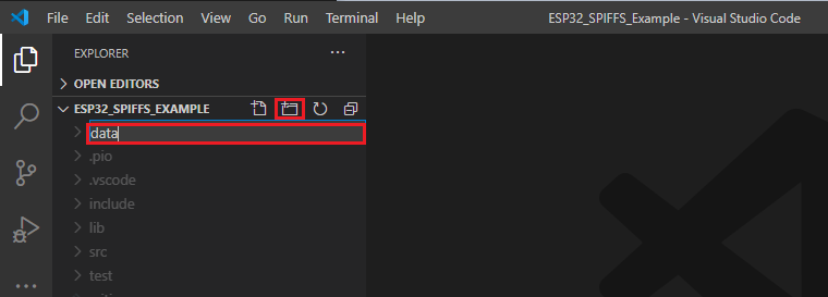 ESP32 /ESP8266在VS Code and PlatformIO上传文件系统 (SPIFFS)_platformio 文件系统_perseverance52的博客-CSDN博客
