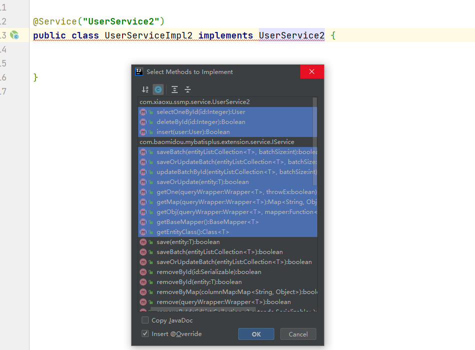 mybatis-plus快速开发service层通用接口_mybatisplus service层公共方法-CSDN博客