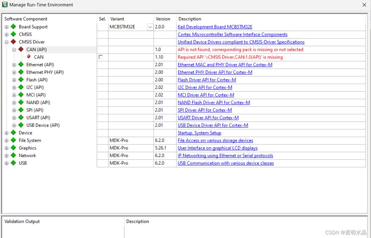 STM32 |显示：API is not found, corresponding pack is missing or not selected-CSDN博客