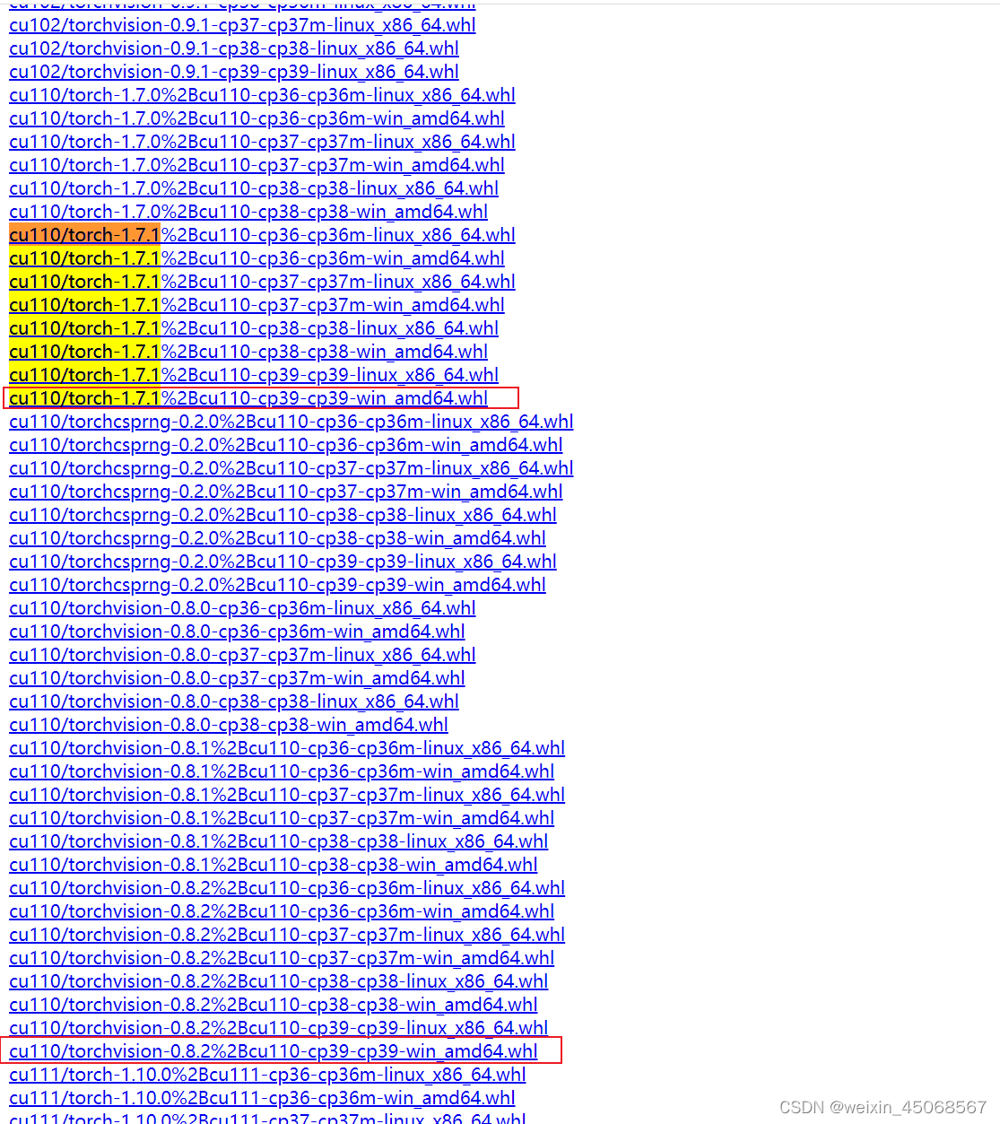 python3.9 pytorch1.71. torchversion1.7.1 配置_pytorch 1.7.1-CSDN博客
