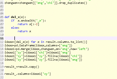 Python dataframe_去重复列_列名vlookup且替换_dataframe怎么去掉所有重复的列名-CSDN博客