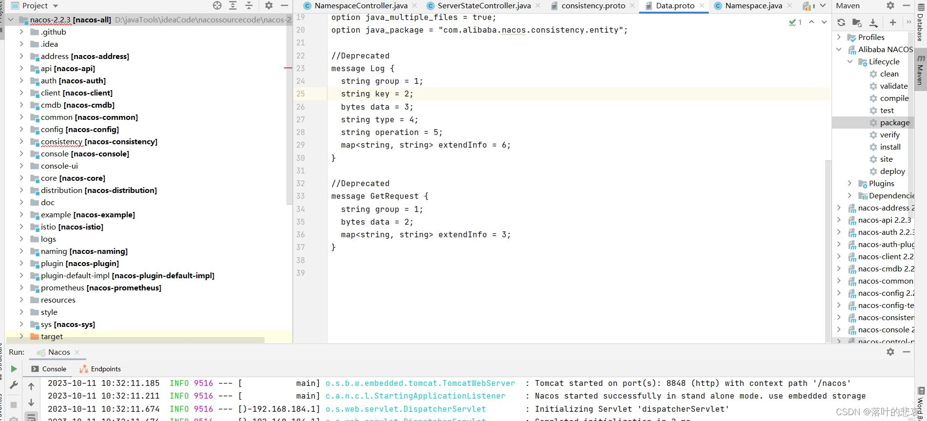 5.springcloudalibaba nacos 2.2.3源码下载并且注册服务到nacos_nacos源码下载-CSDN博客
